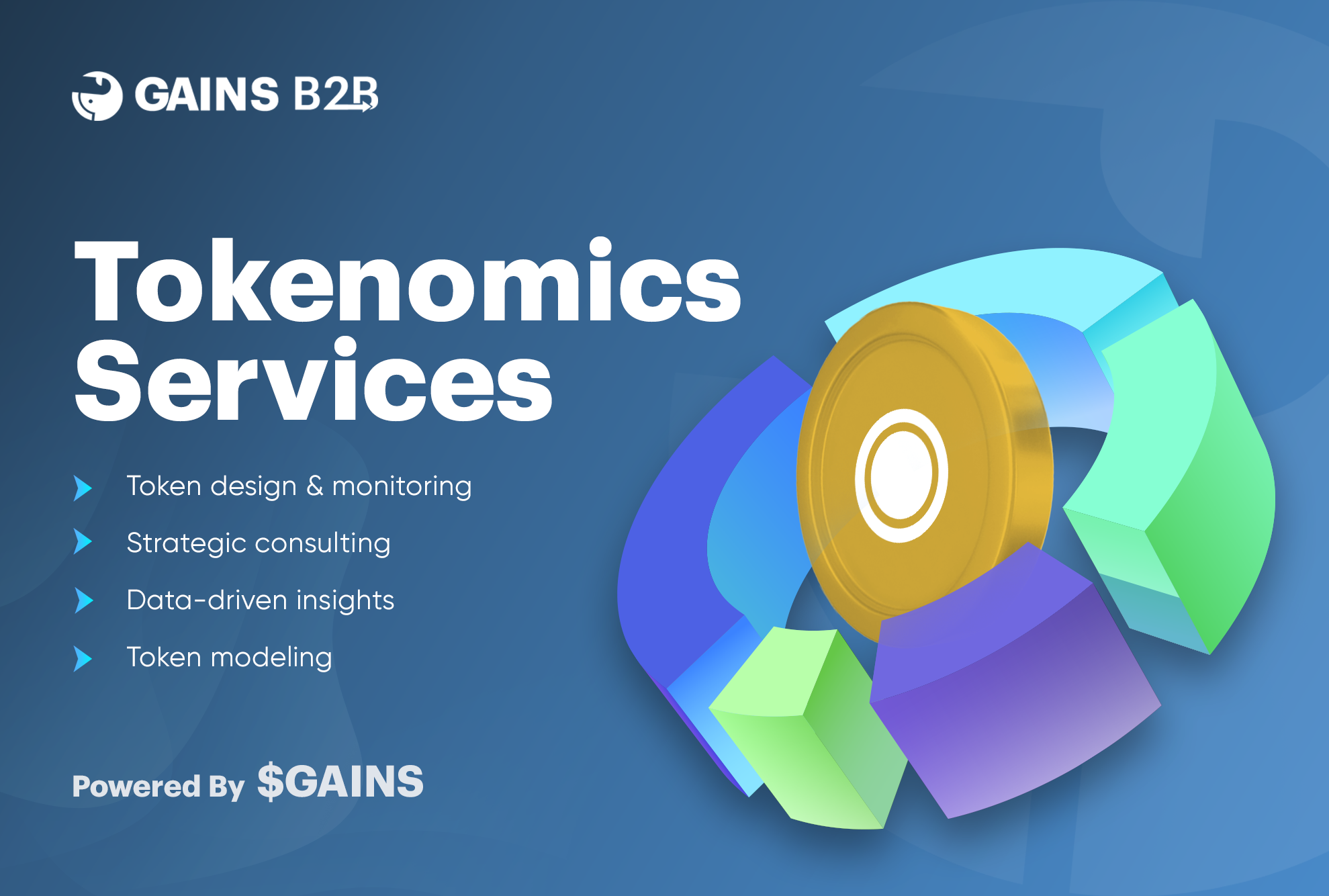 GAINS Associates Tokenomics Page